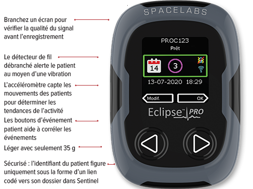 Enregistreur Holter étendu Eclipse™ Pro | Spacelabs Healthcare
